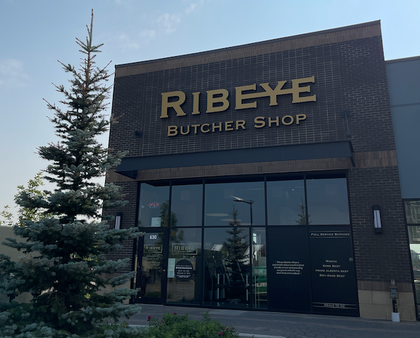 In store menu – Ribeye Butcher Shop
